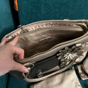 Grace Adele | Bags | Metallic Grace Adele Purse System | Poshmark